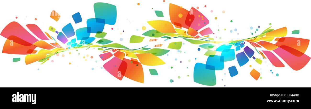 Abstract colorful curve element on white background Stock Vector Image ...