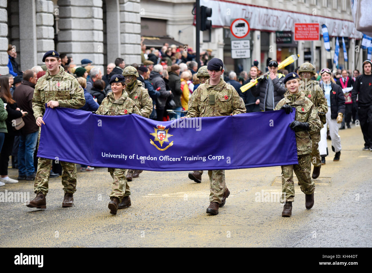 UNIVERSITY OF LONDON OFFICER TRAINING CORPS at the Lord Mayor's Show ...