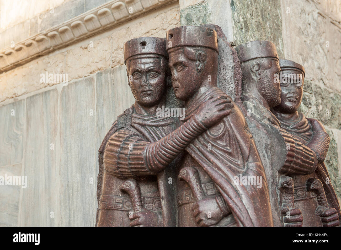 Portrait of the four Tetrarchs at Doge’s Palace in San Marco, Venice ...
