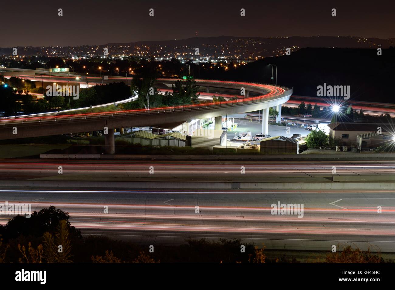 Highway overpass in los angeles hi-res stock photography and images - Alamy