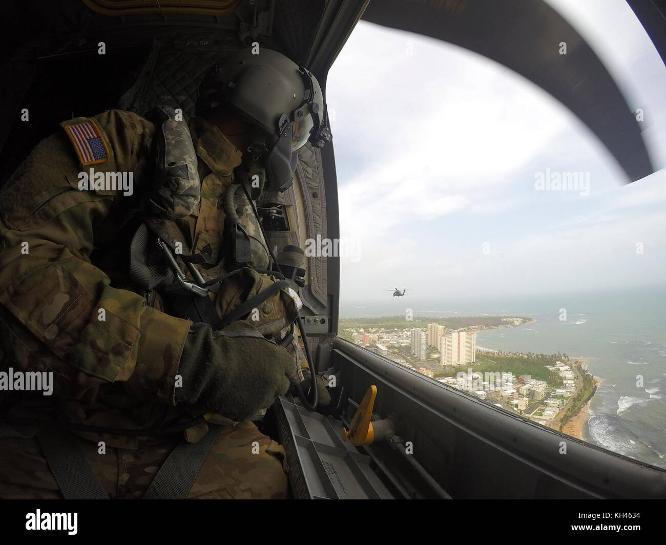 Sgt. Jose Camacho, a flight engineer with the 2nd Battalion, 501 ...