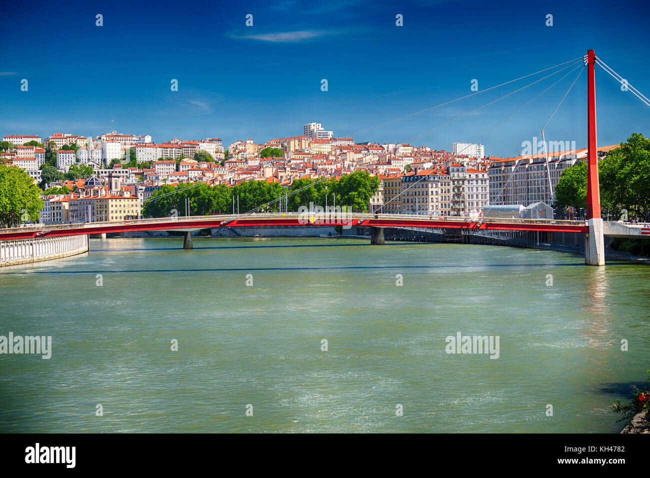 Modern pedestrian bridge hi-res stock photography and images - Alamy
