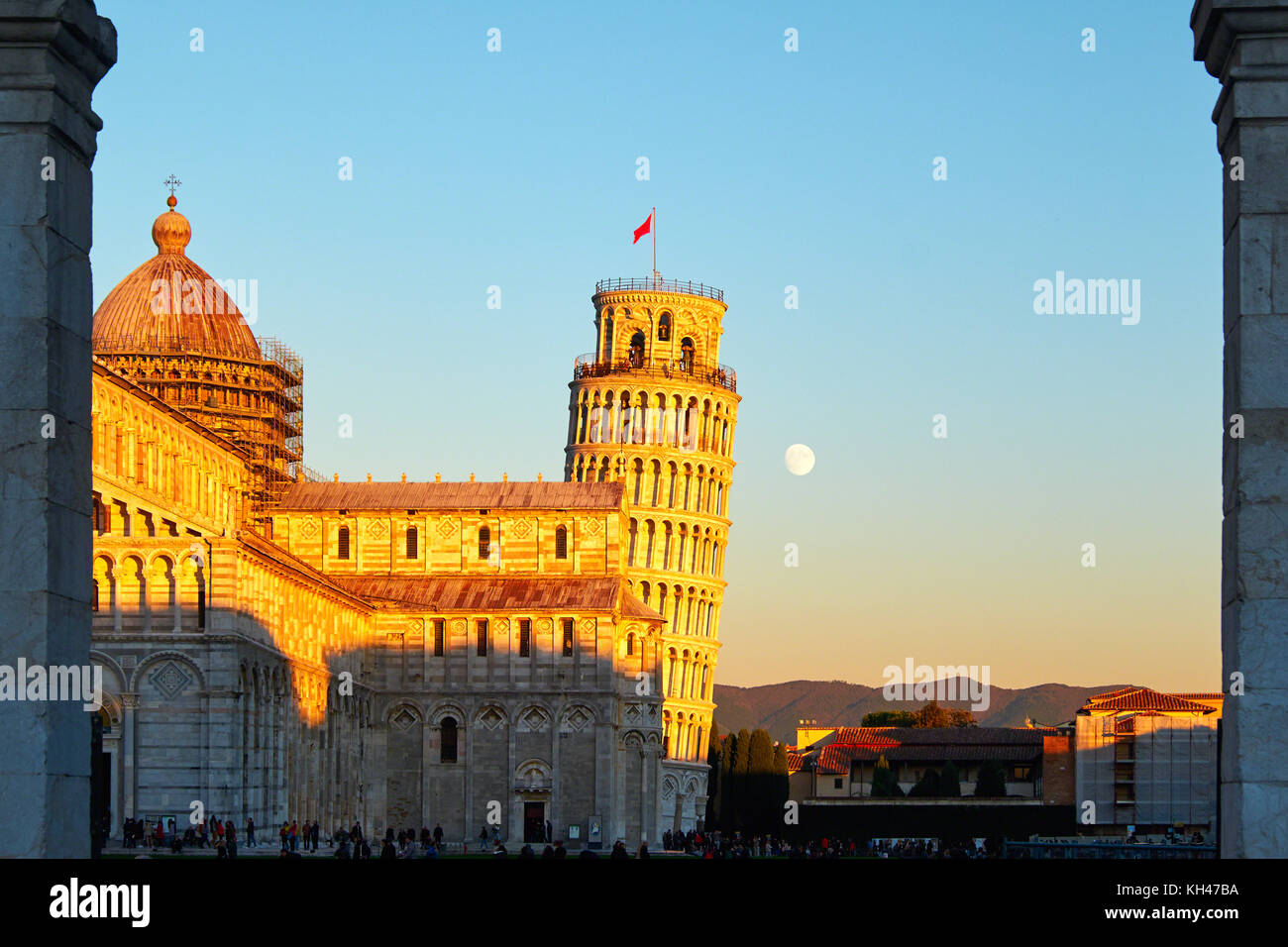 Leaning tower of pisa sunset hi-res stock photography and images - Alamy