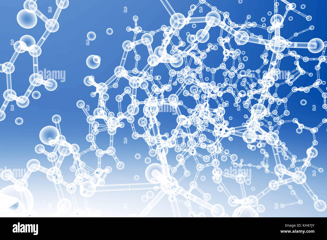 Smart science healthcare , neutral network technology concept. Abstract ...
