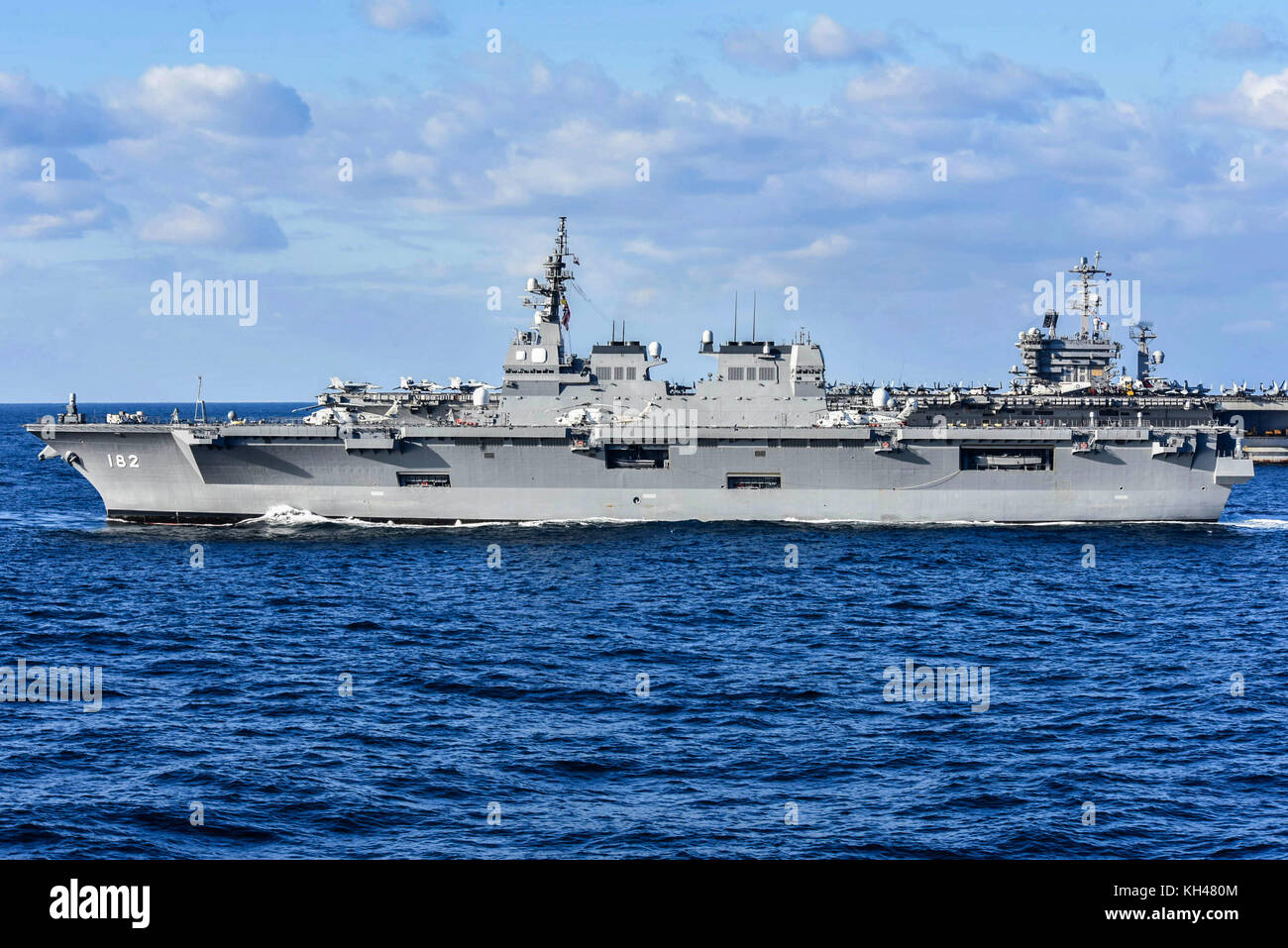 Japan Maritime Self-Defense Force Hyuga-class helicopter destroyer Js ...