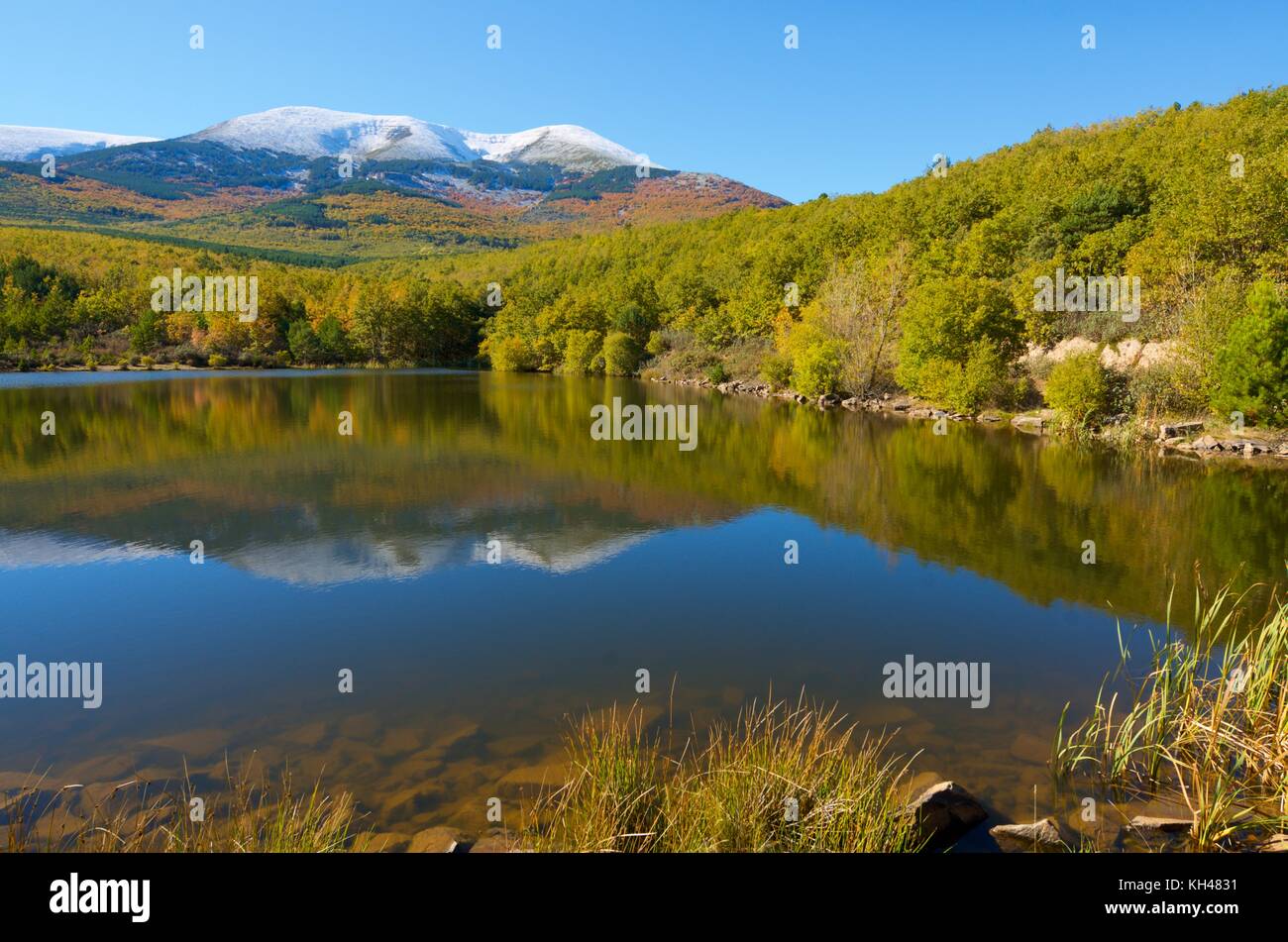 Moncayo peak. With an altitude of 2314 meters is the highest peak in ...