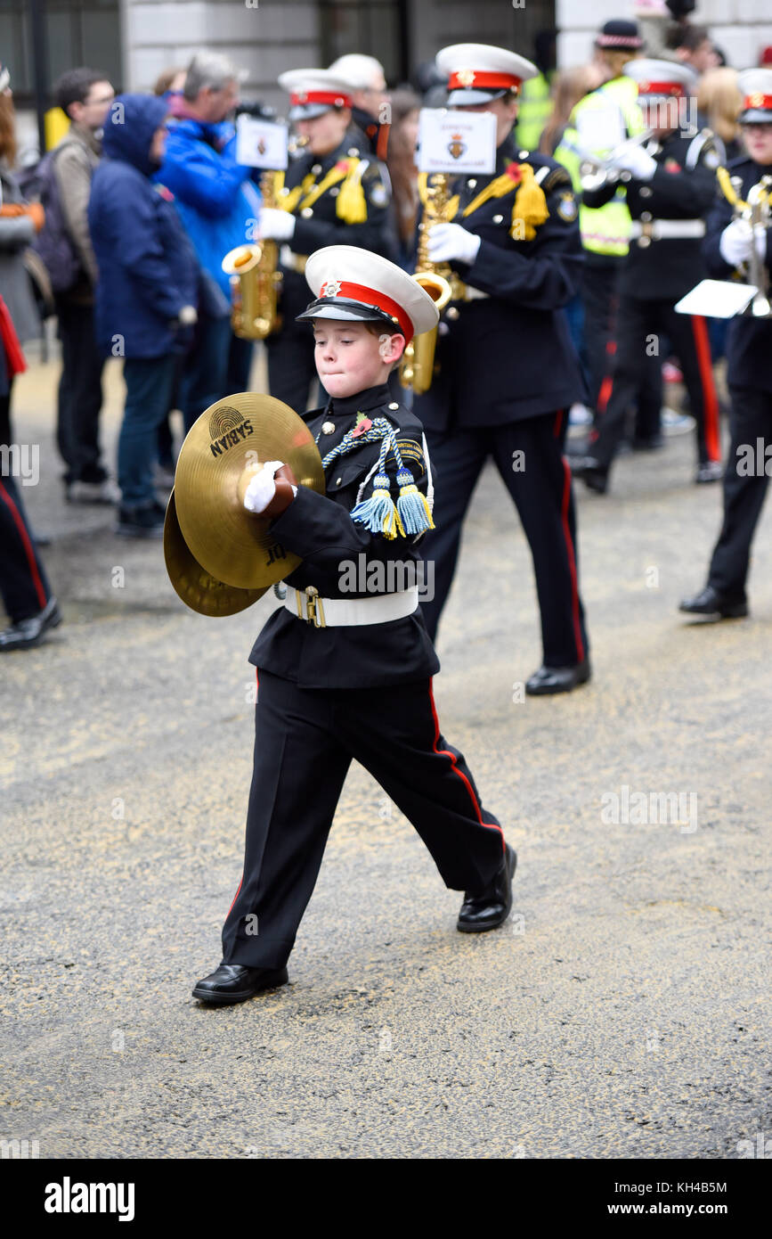 SURBITON ROYAL BRITISH LEGION BAND at the Lord Mayor's Show Procession ...
