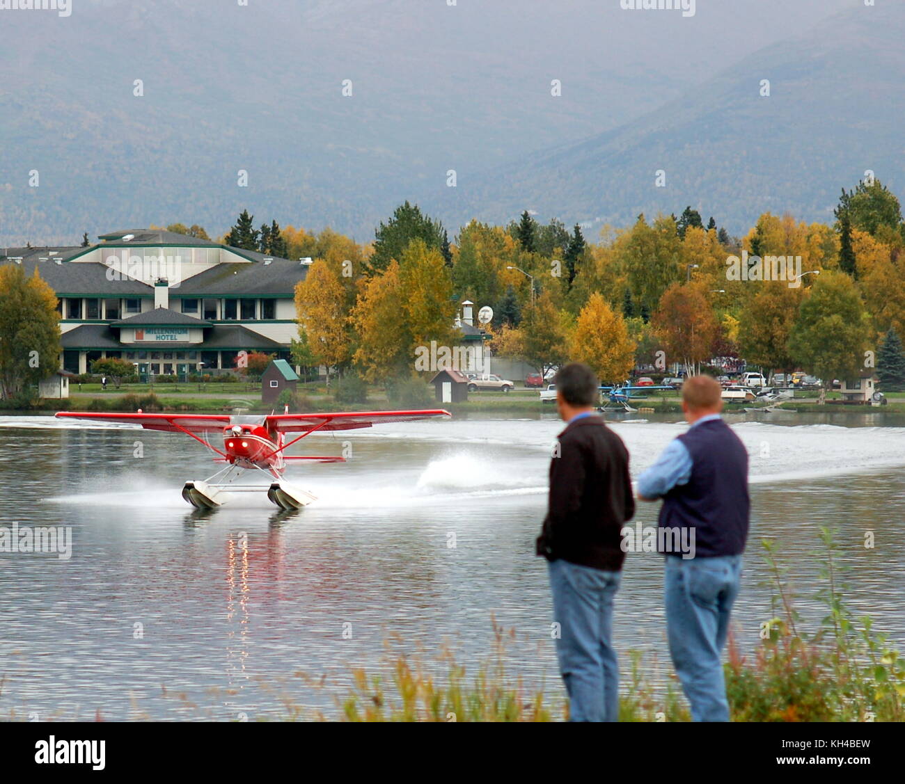 The Lake Hood seaplane base in Anchorage, AK is the busiest seaplane ...