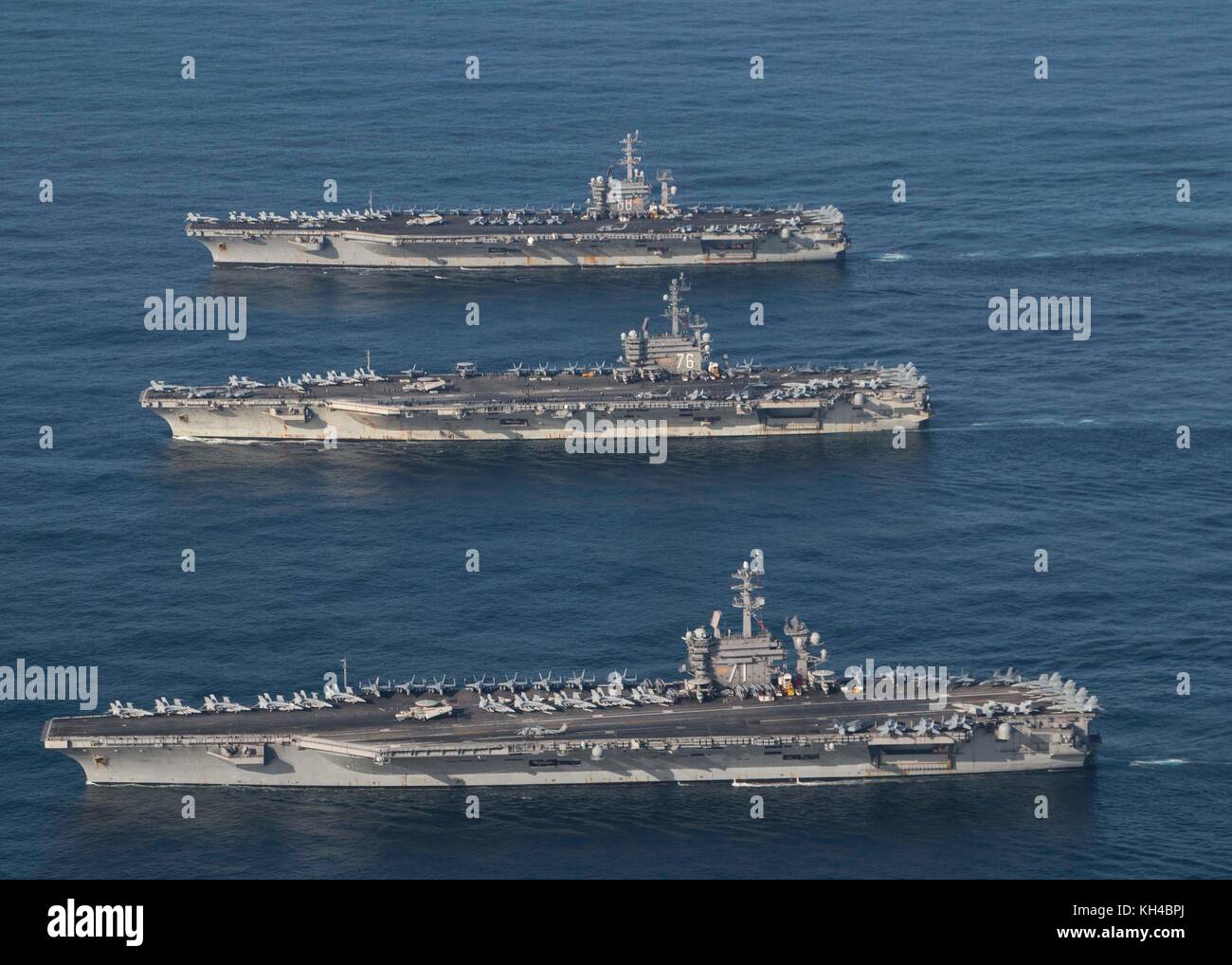 Three Carrier Formation Stock Photo - Alamy