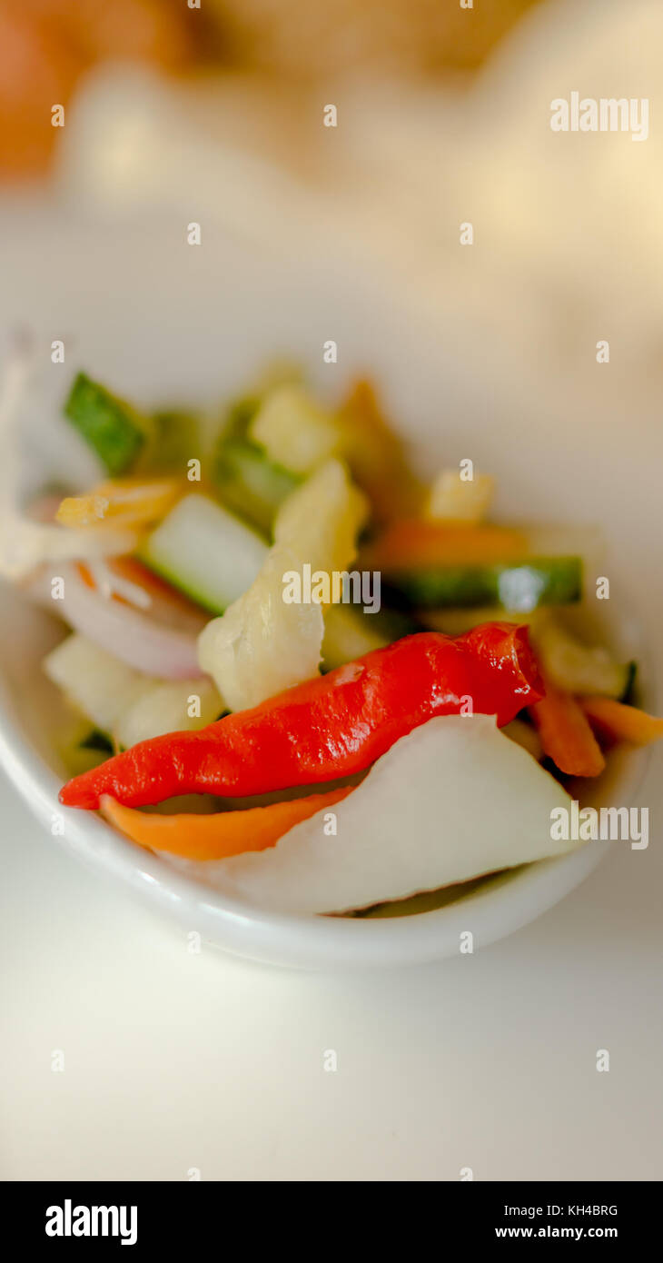 colorful pickles of vegetables and spices Stock Photo - Alamy