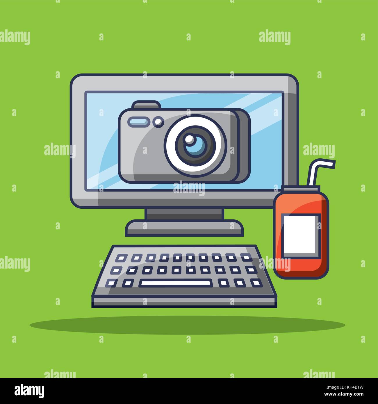 Soda can detail Stock Vector Images - Alamy