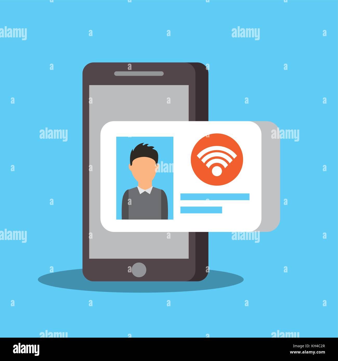 Wifi card Stock Vector Images - Alamy