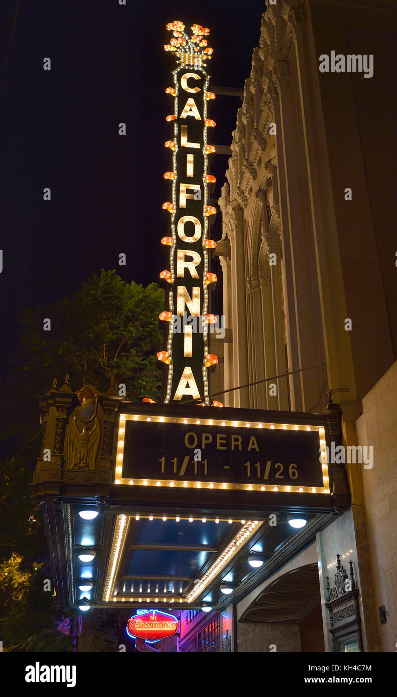 The historic California Opera, San Jose CA Stock Photo - Alamy
