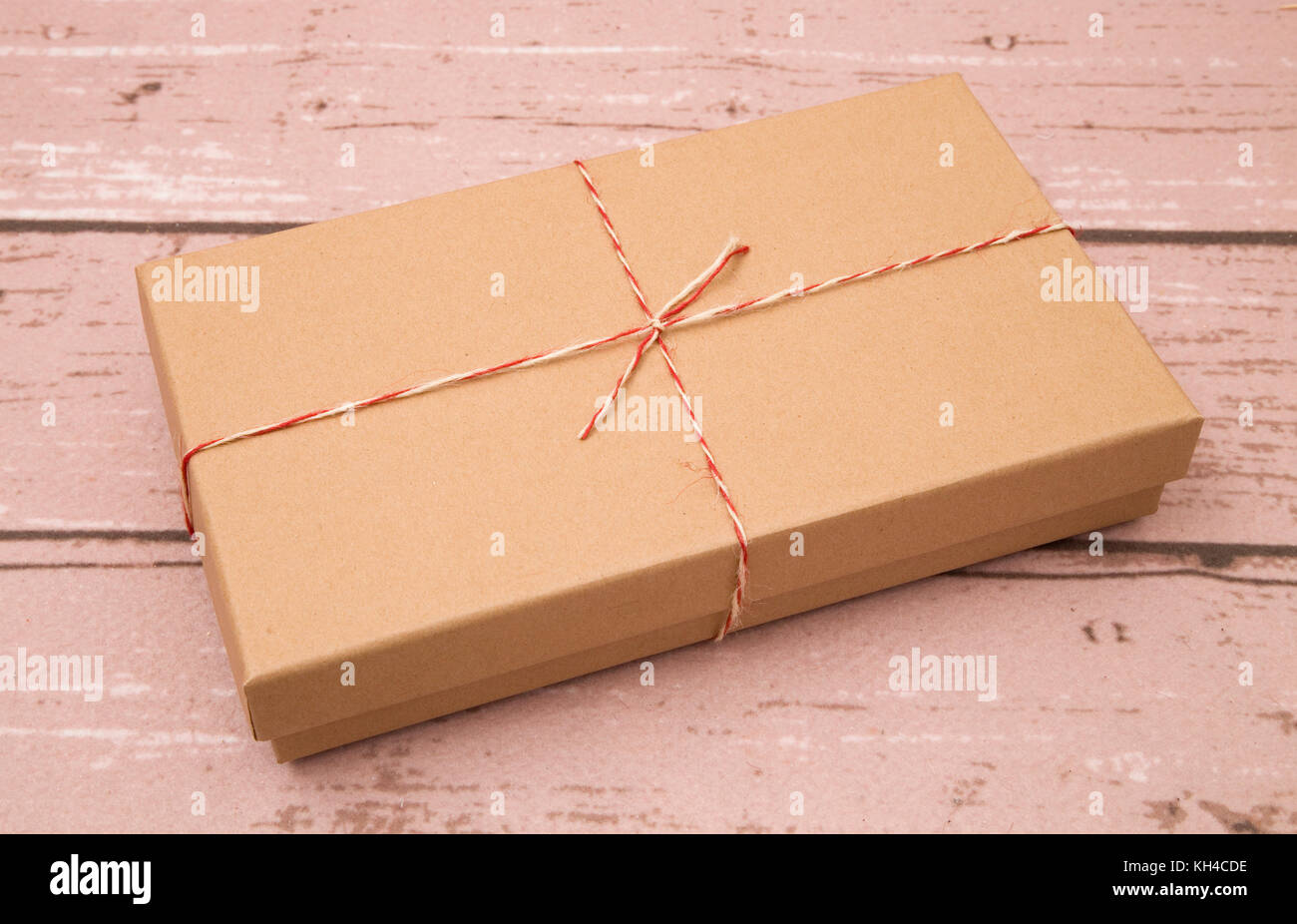 Brown Paper Package Tied up with String Stock Photo - Alamy