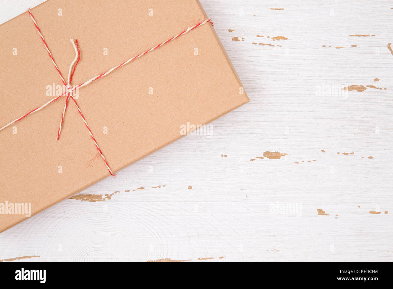 Brown Paper Package Tied up with String Stock Photo - Alamy