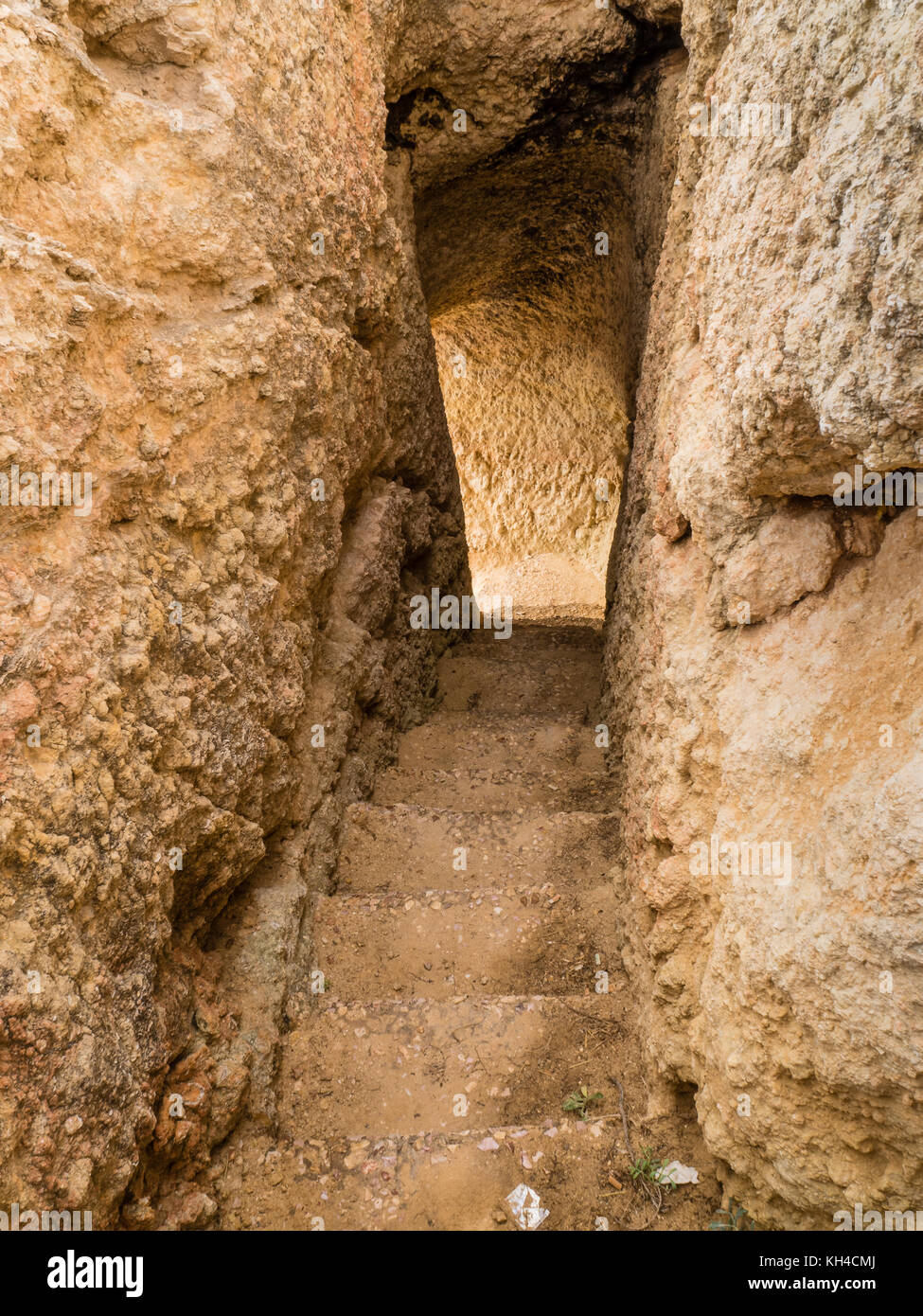 Algar Seco Cliff Walk, Carvoeiro in southern Portugal Stock Photo - Alamy