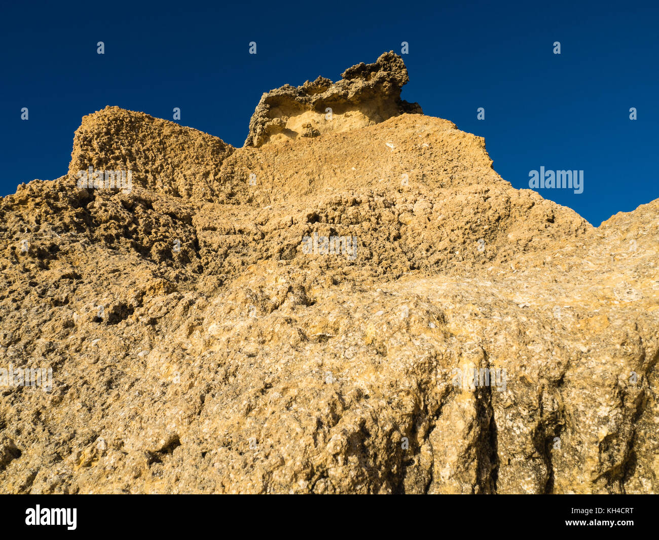 Sandstone coastline with sandy beaches at Gale on the southern coast of ...