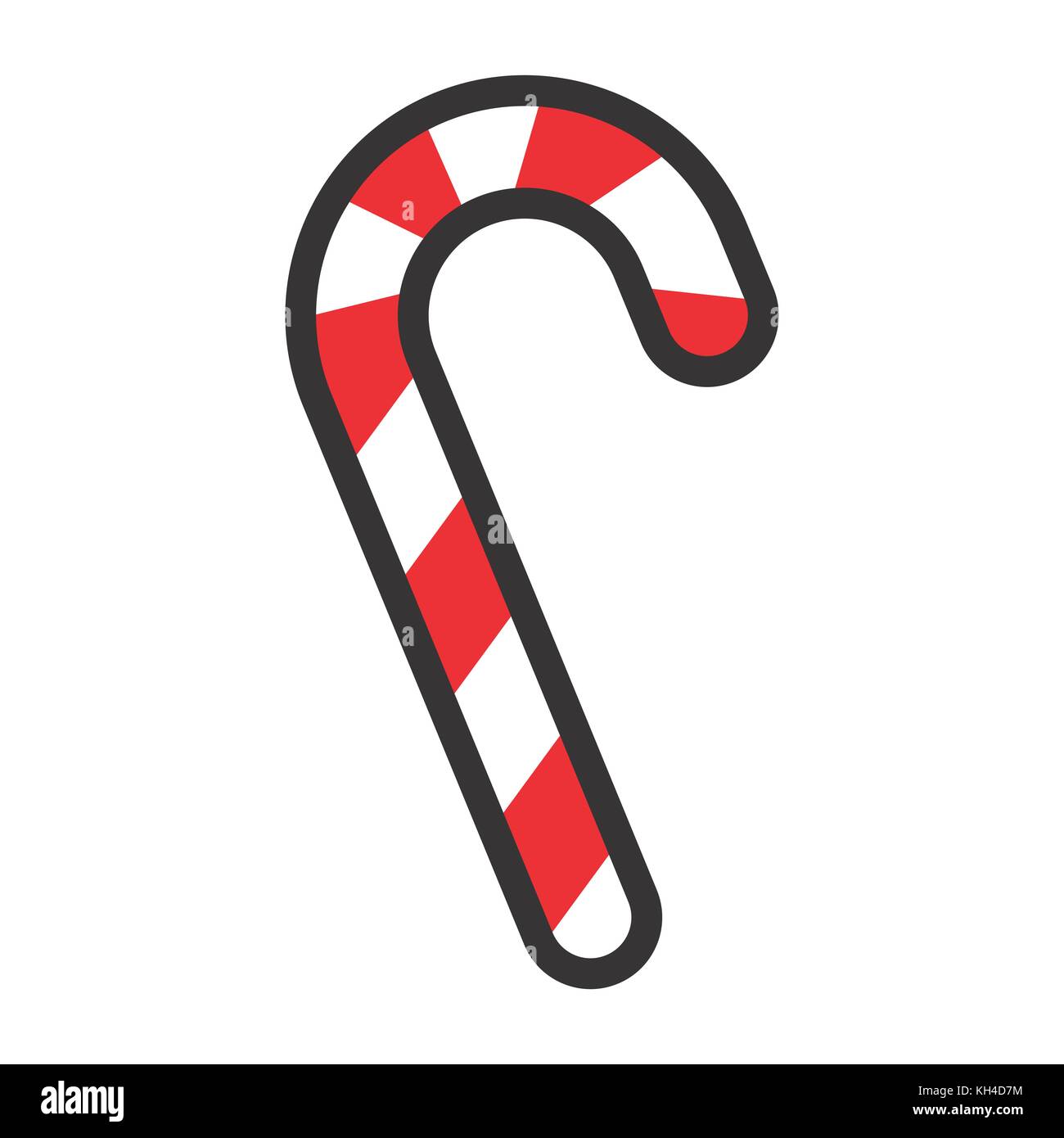 Sock candy cane celebration Cut Out Stock Images & Pictures - Alamy
