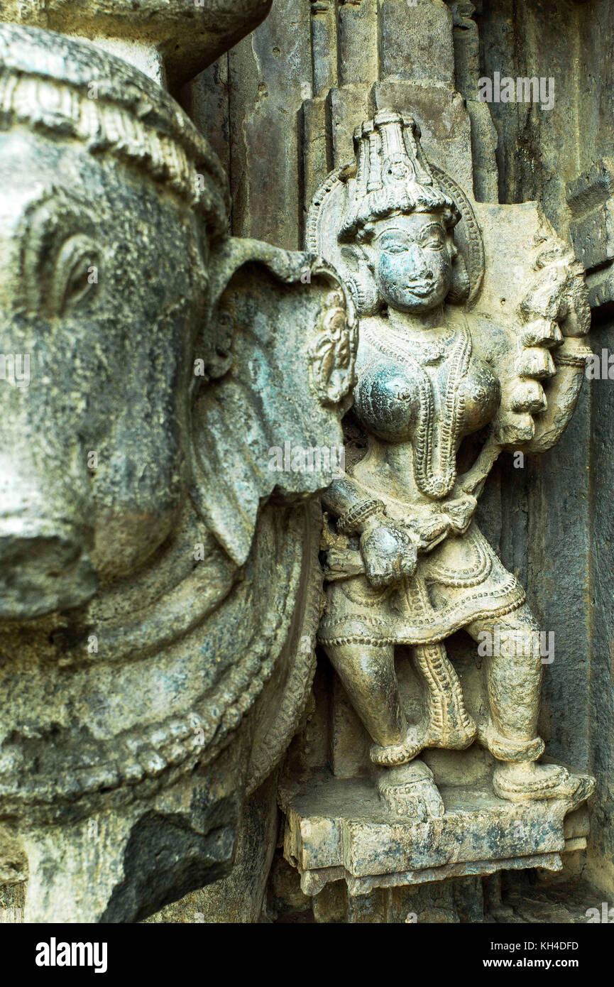 sculpture kopeshwar temple, Kolhapur, Maharashtra, India, Asia Stock ...