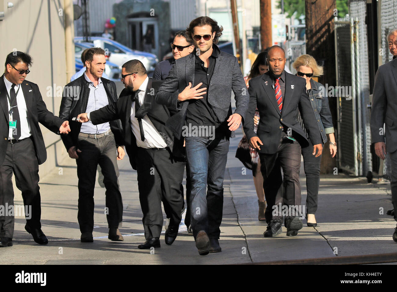 Jared Padalecki arriving at the El Capitan Entertainment Centre in Los ...