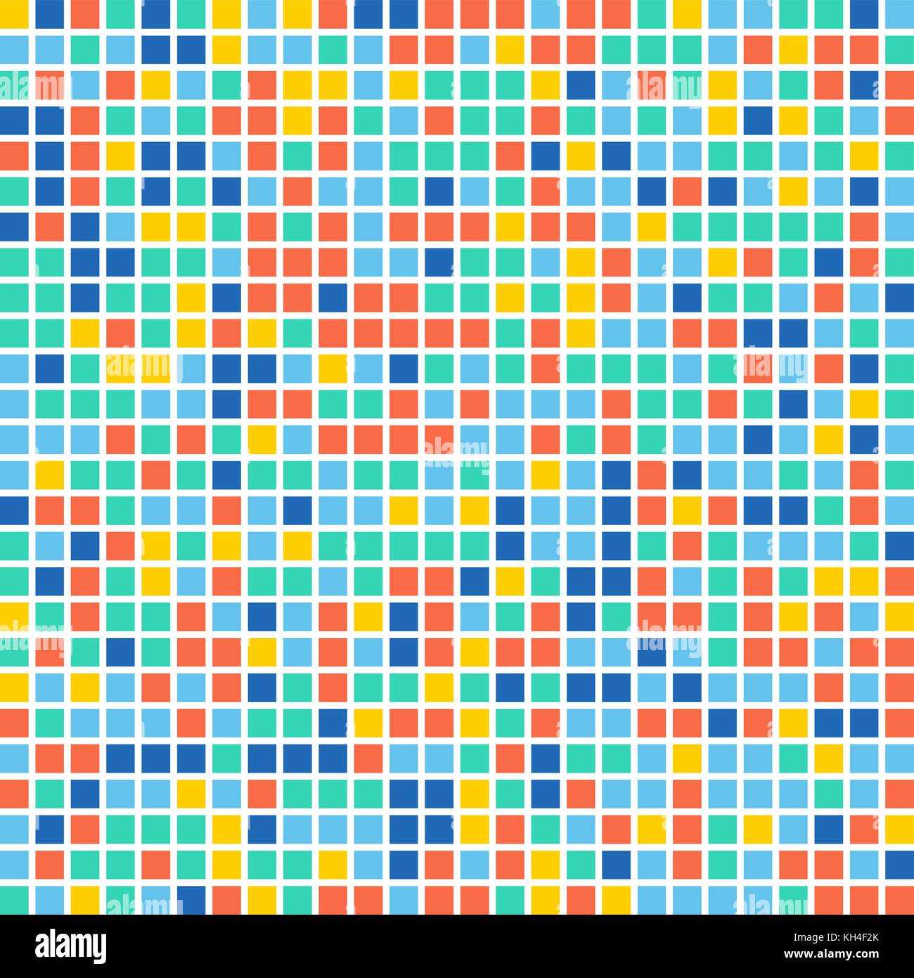 square mosaic color palette . color combo harmony Stock Vector Image ...