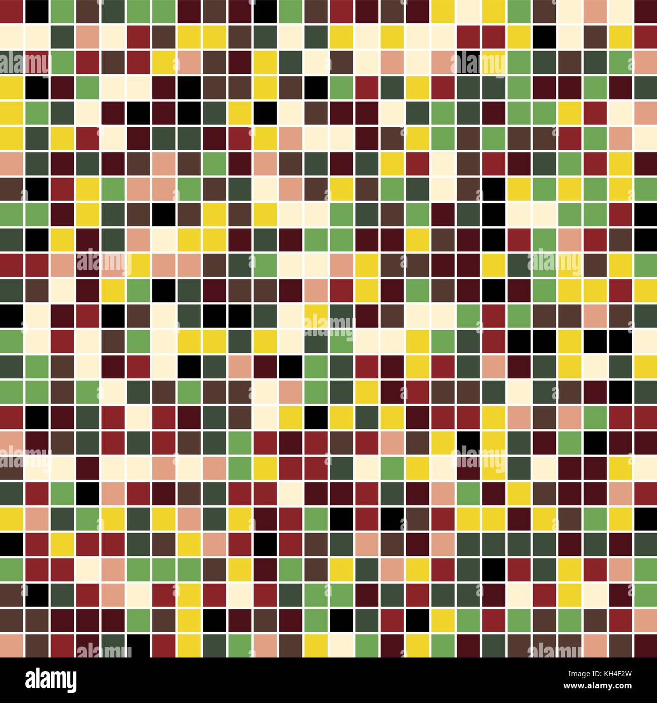 square mosaic color palette . color combo harmony Stock Vector Image ...