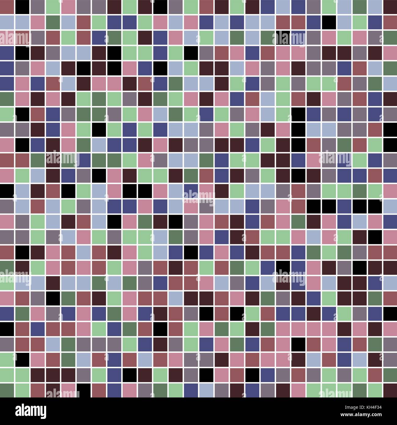 square mosaic color palette . color combo harmony Stock Vector Image ...