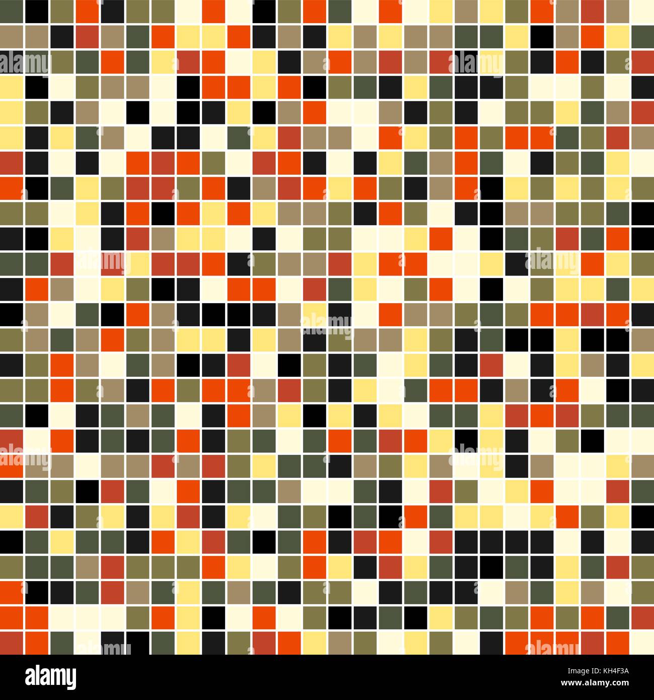 square mosaic color palette . color combo harmony Stock Vector Image ...
