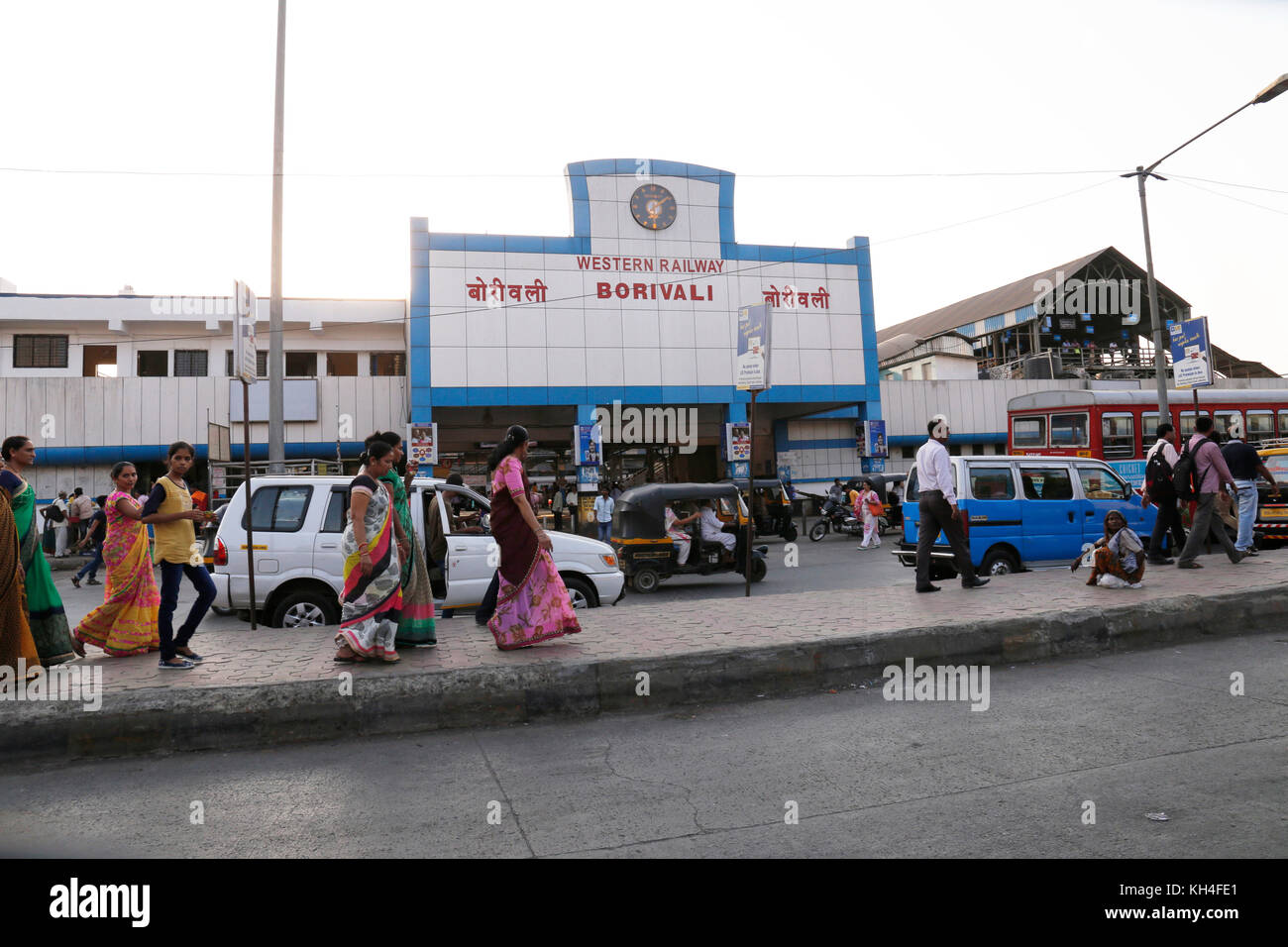 borivali railway station, Mumbai, Maharashtra, India, Asia Stock Photo ...
