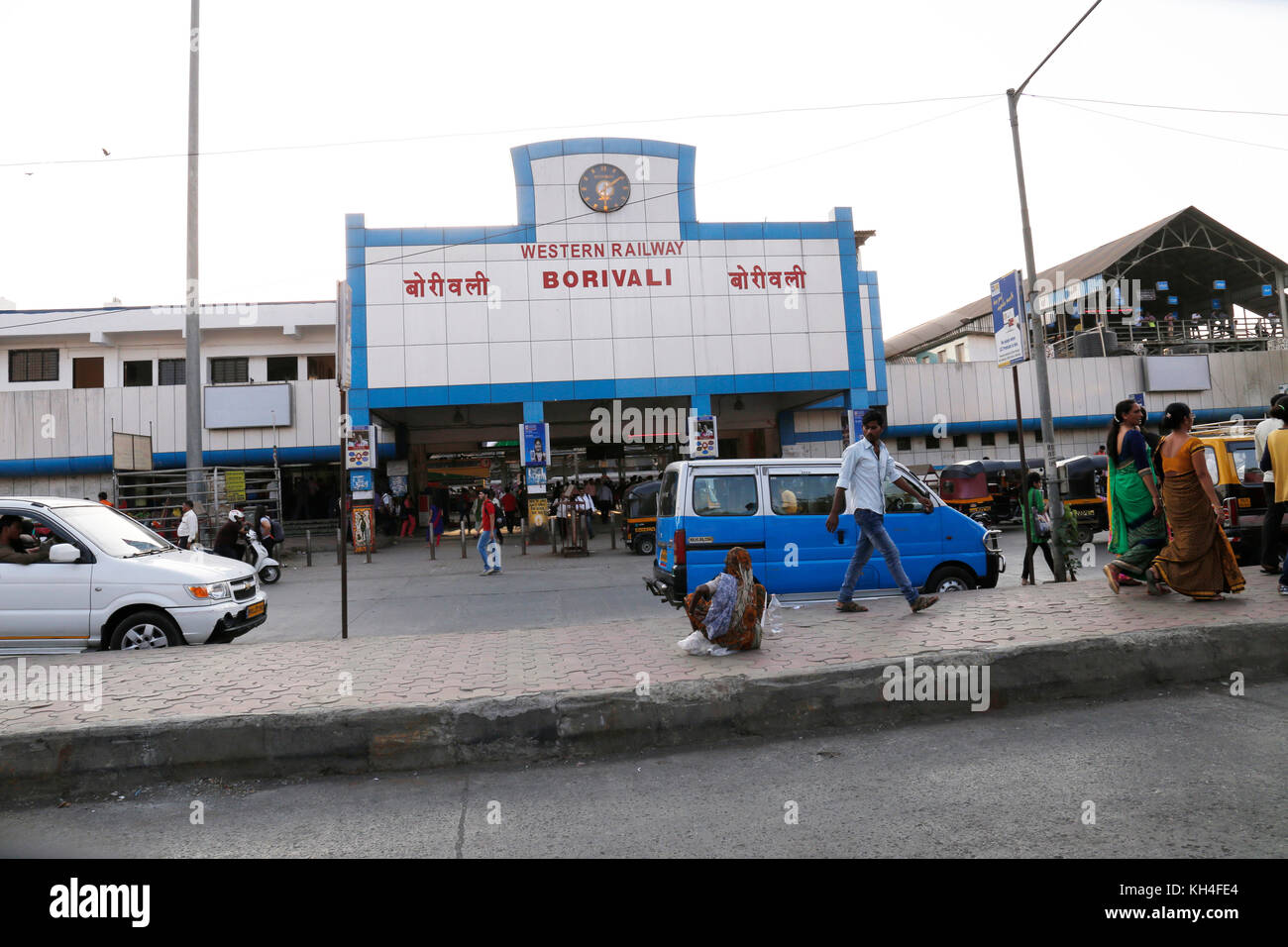 borivali railway station, Mumbai, Maharashtra, India, Asia Stock Photo ...