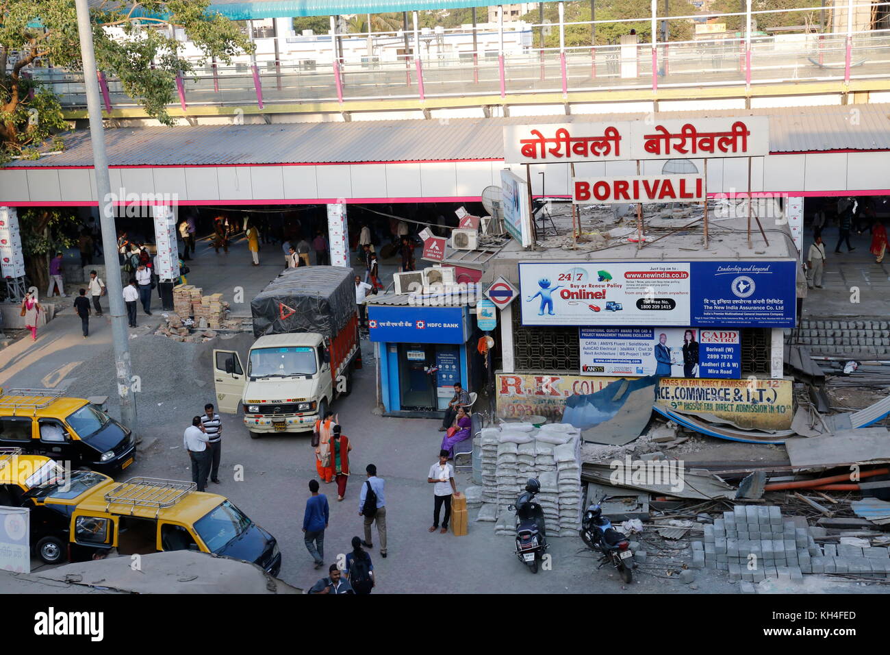 borivali railway station, Mumbai, Maharashtra, India, Asia Stock Photo ...