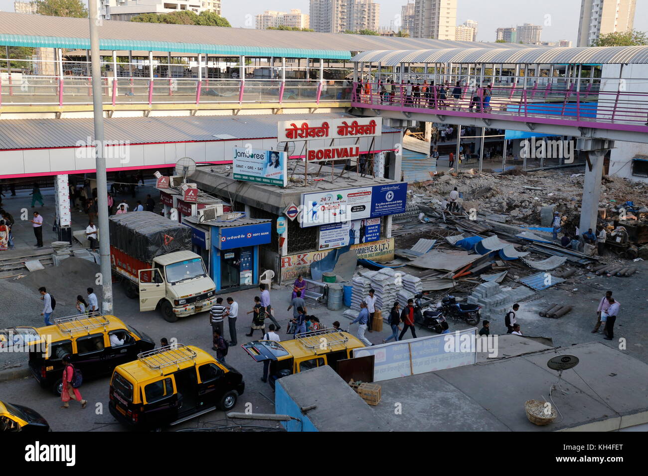 borivali railway station, Mumbai, Maharashtra, India, Asia Stock Photo ...
