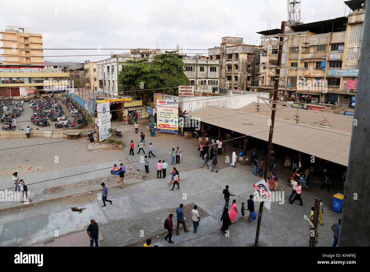 Nalasopara railway station, Mumbai, Maharashtra, India, Asia Stock ...