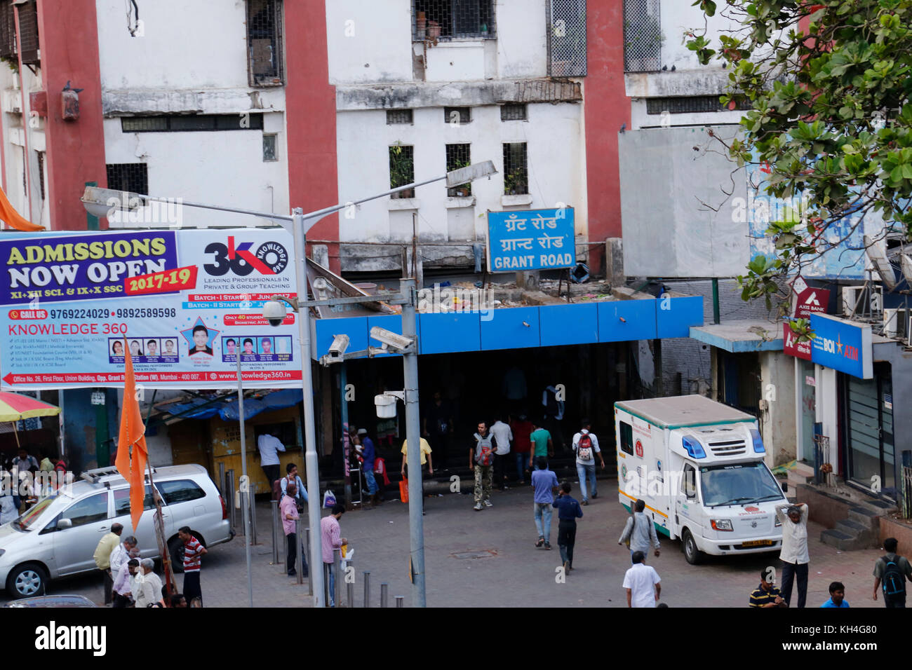 Grant road railway station, Mumbai, Maharashtra, India, Asia Stock ...