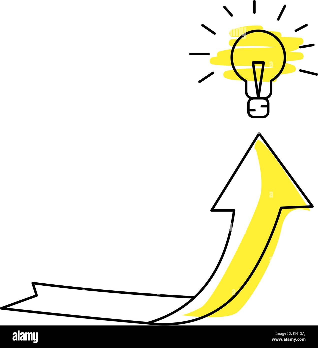 Support in growth. Vector business illustration idea helps to grow up ...