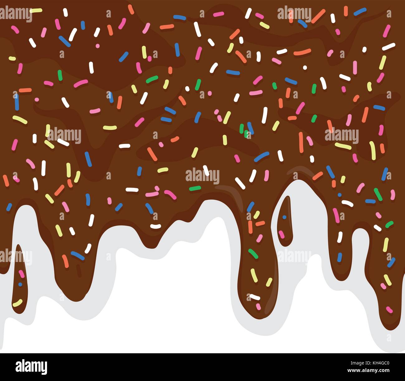 Cocoa sprinkles Stock Vector Images - Alamy