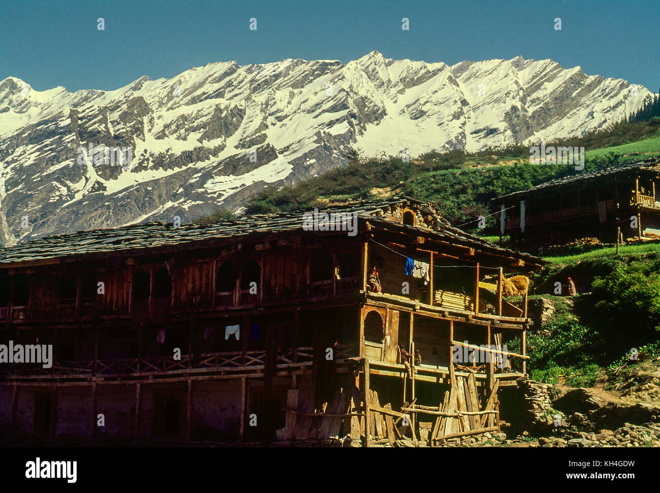 House at solang nala valley, himachal pradesh, India, Asia Stock Photo ...