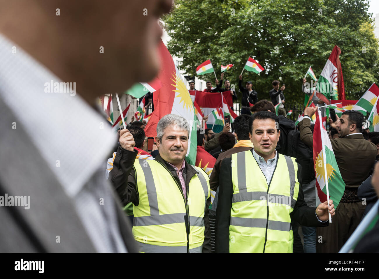 Kurdistan referendum Supporting Kurdistan referendum in London. Kurdish ...