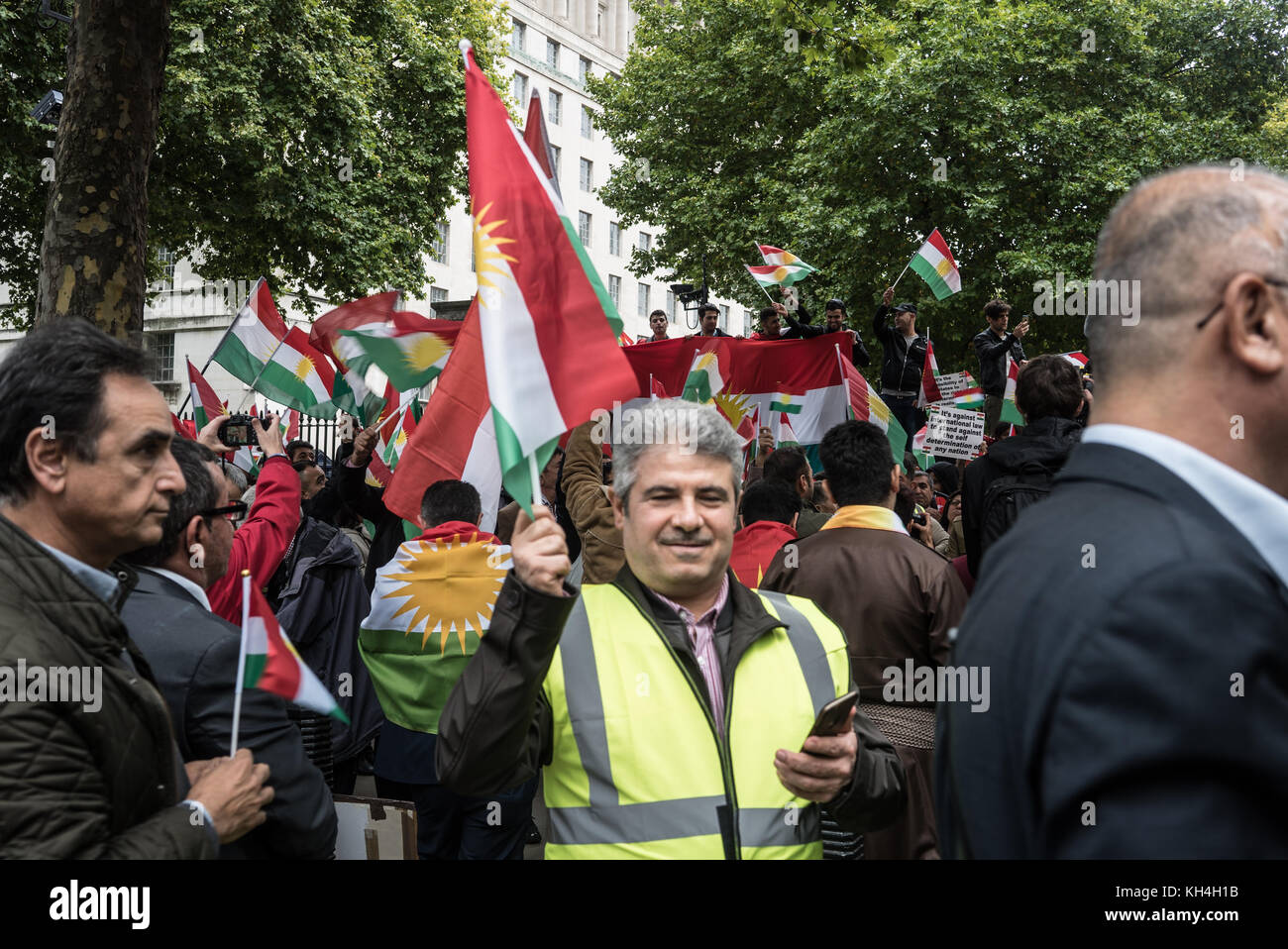 Kurdistan referendum Supporting Kurdistan referendum in London. Kurdish ...