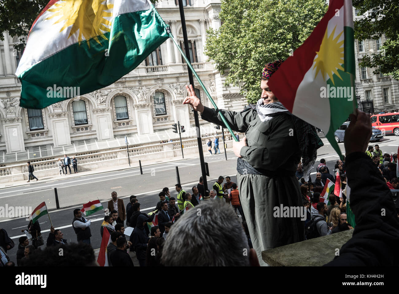 Kurdistan referendum Supporting Kurdistan referendum in London. Kurdish ...
