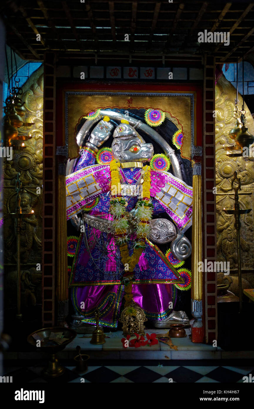 hanuman statue, anjaneya temple, belagavi, karnataka, India, Asia Stock ...