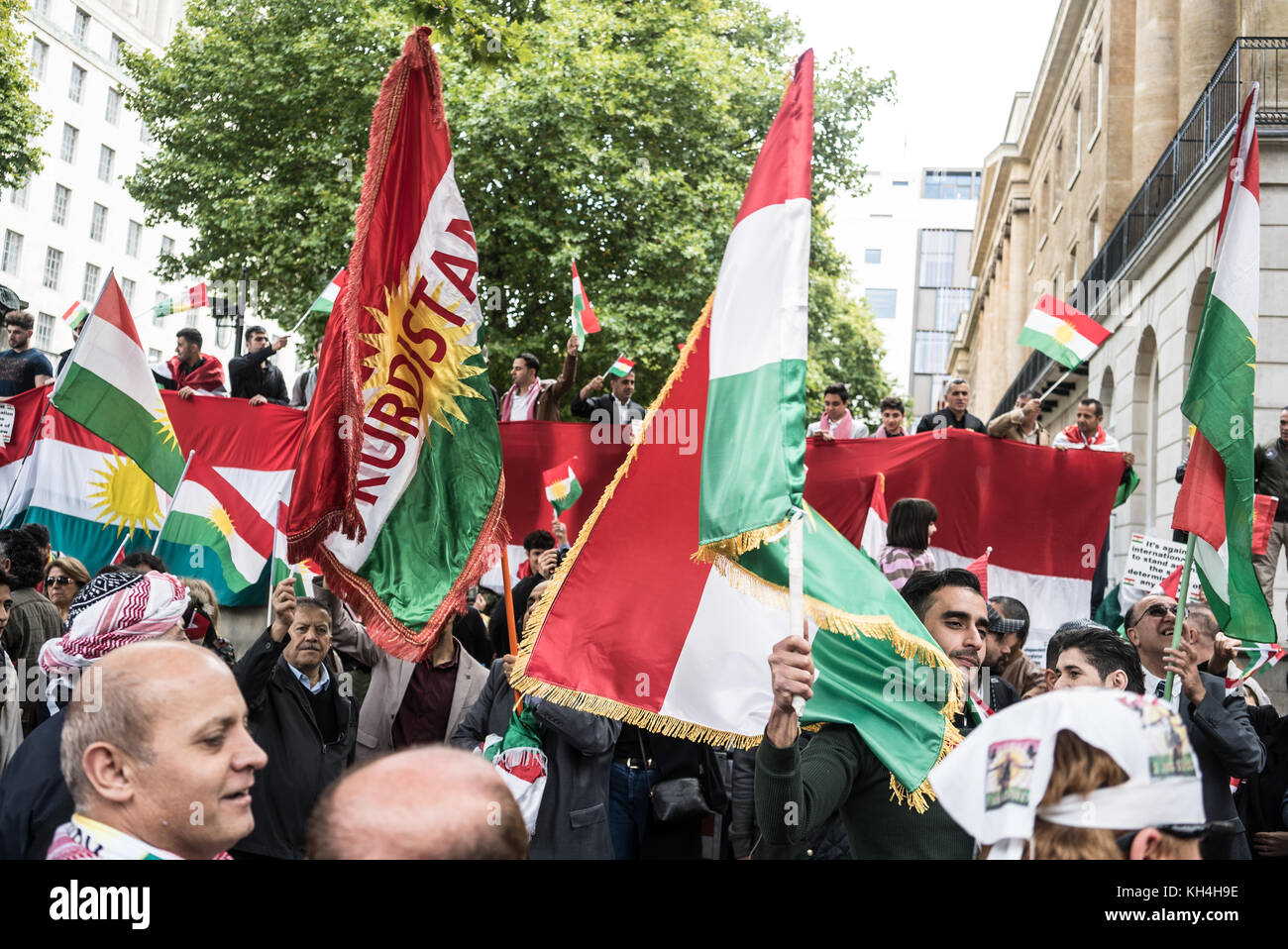 Kurdistan referendum Supporting Kurdistan referendum in London. Kurdish ...
