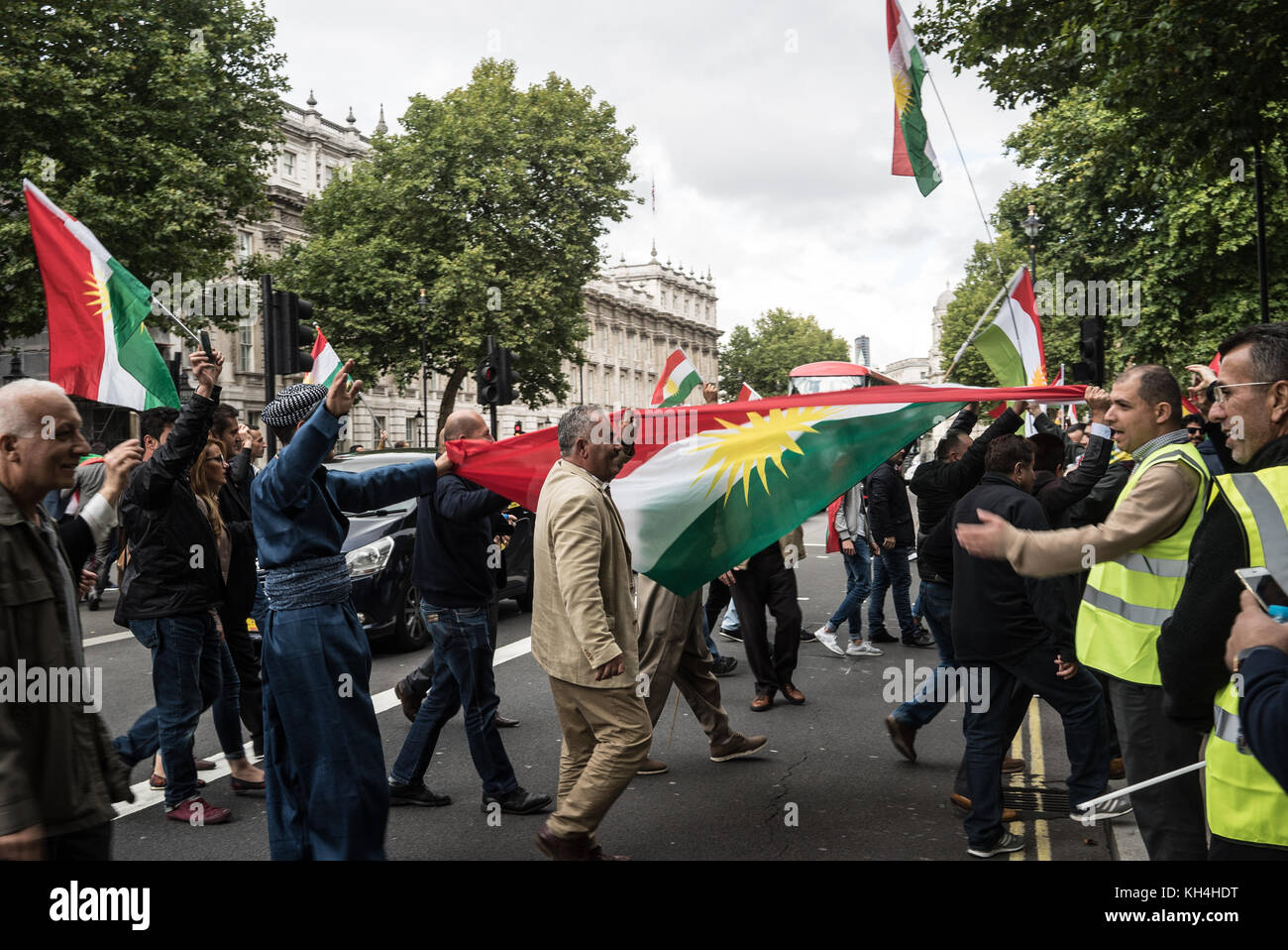 Kurdistan referendum Supporting Kurdistan referendum in London. Kurdish ...