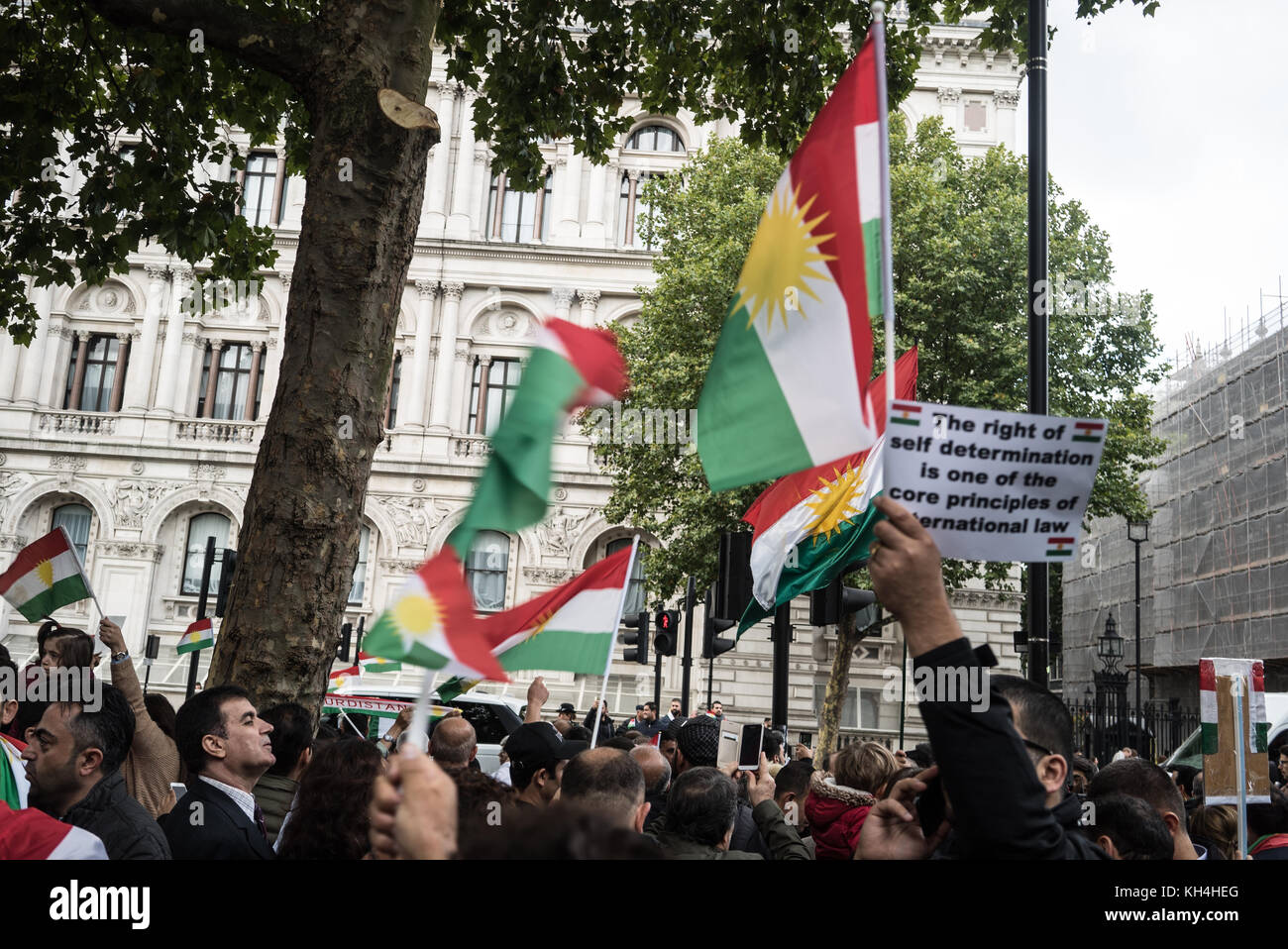 Kurdistan referendum Supporting Kurdistan referendum in London. Kurdish ...