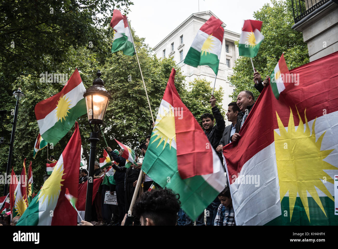 Kurdistan referendum Supporting Kurdistan referendum in London. Kurdish ...