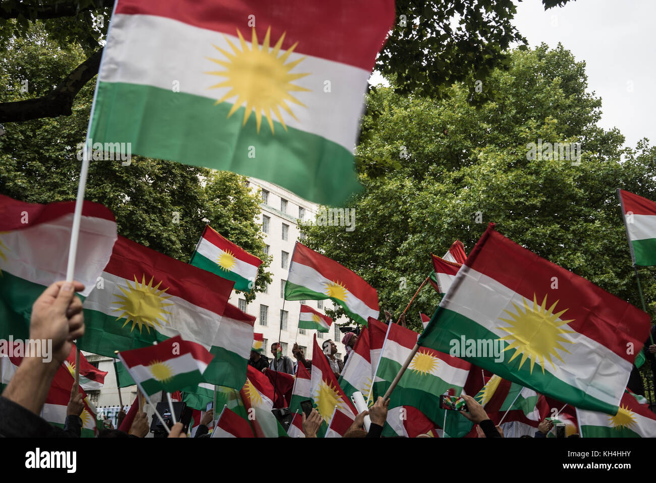Kurdistan referendum Supporting Kurdistan referendum in London. Kurdish ...