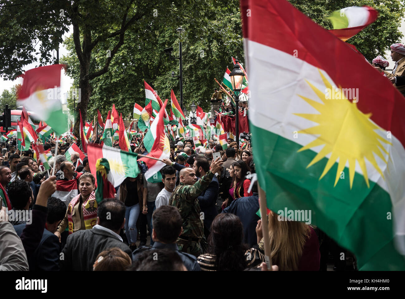 Kurdistan referendum Supporting Kurdistan referendum in London. Kurdish ...