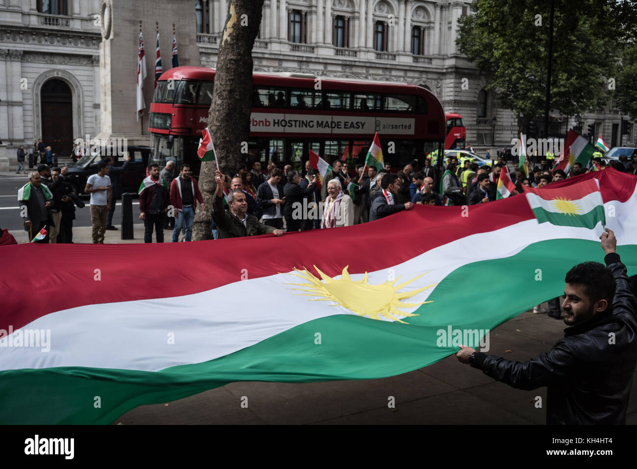 Kurdistan referendum Supporting Kurdistan referendum in London. Kurdish ...