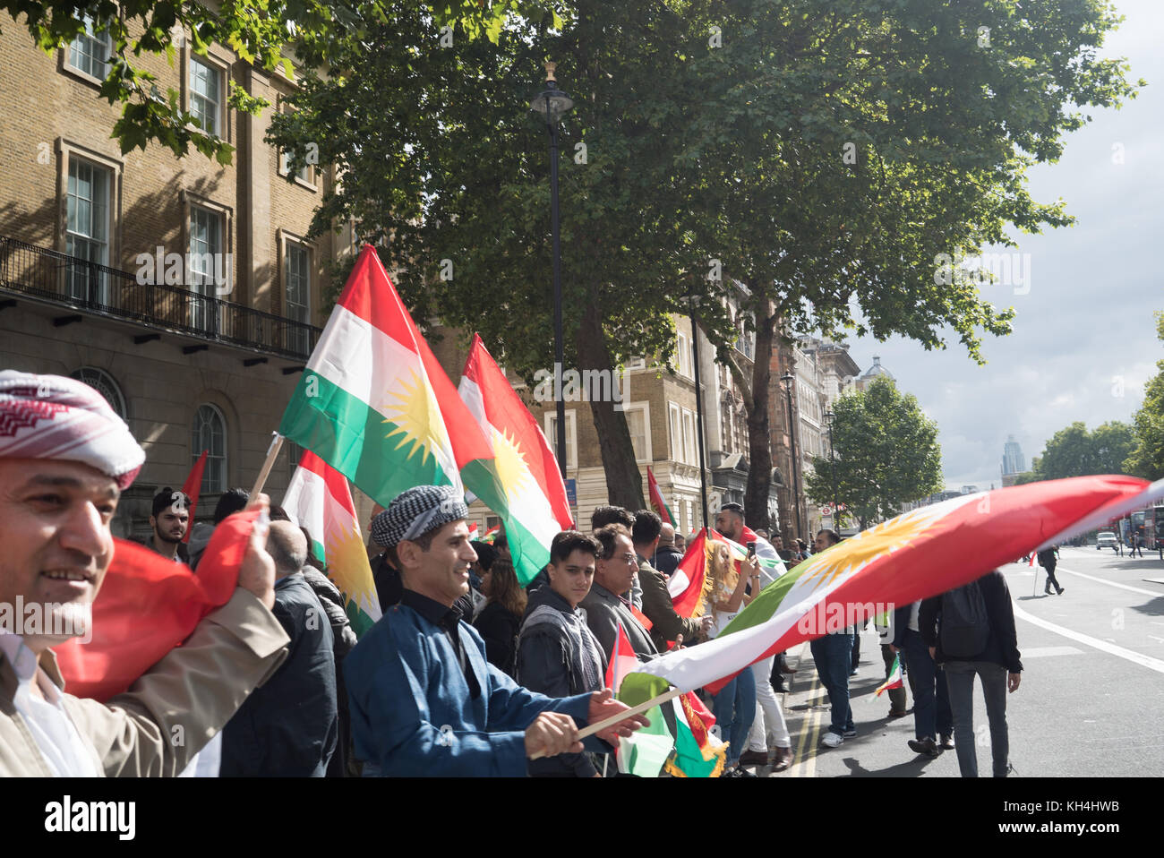 Kurdistan referendum Supporting Kurdistan referendum in London. Kurdish ...