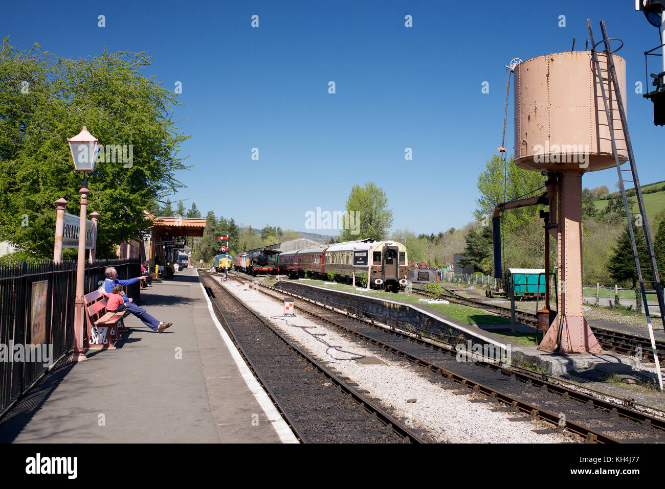 Buckfastleigh station on the South Devon Railway Stock Photo - Alamy